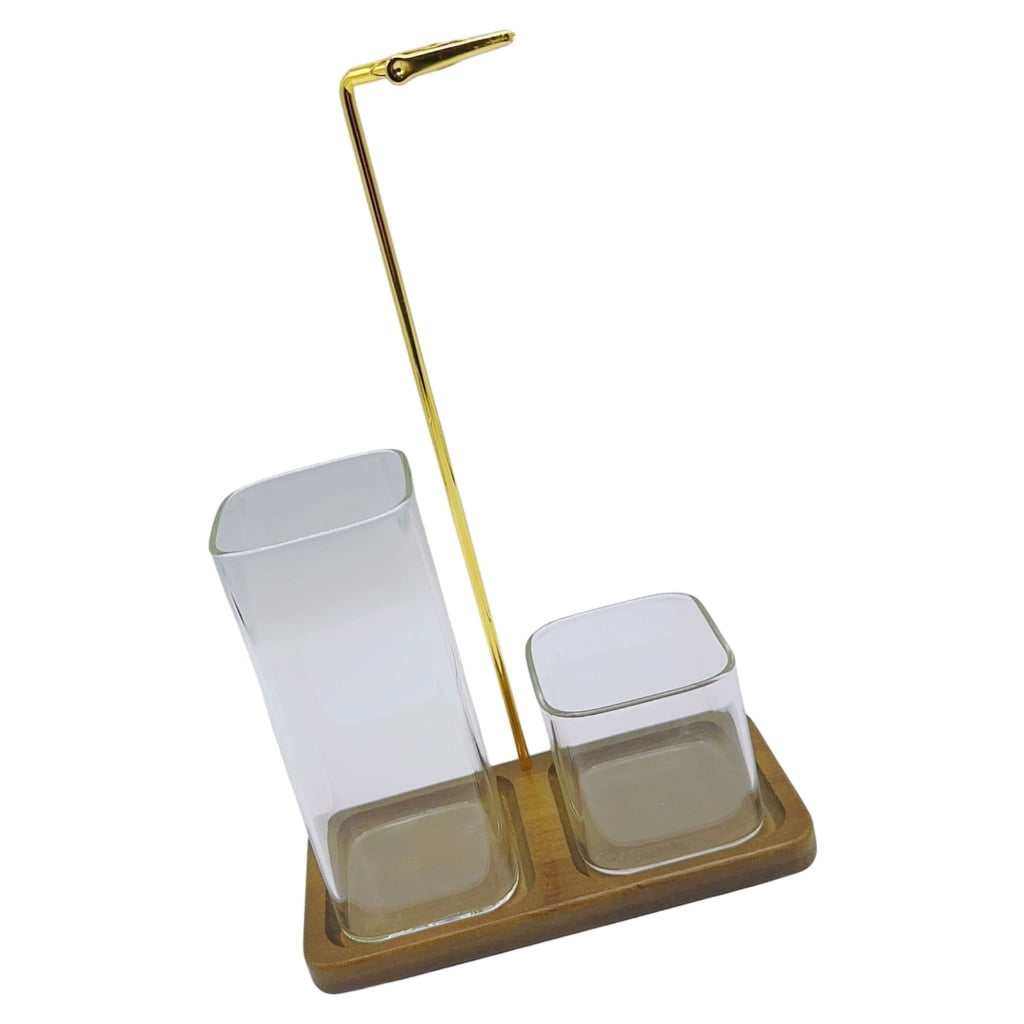 NANMELX 2 in 1 Incenses Stick Burners Holder with Mountain Glass Cup ...