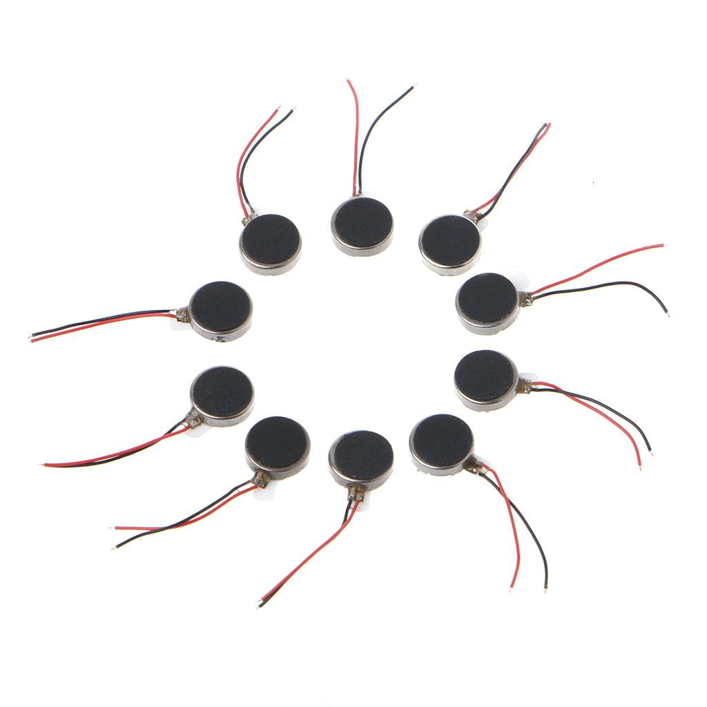 NANMELX 3V 70mA Flat Coin Micro DC Vibrating Motor for Tablet Pager ...