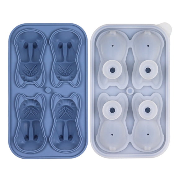 NANMELX Silicone 3D Dog Shape Mold for Home and Party Drink Flexible ...