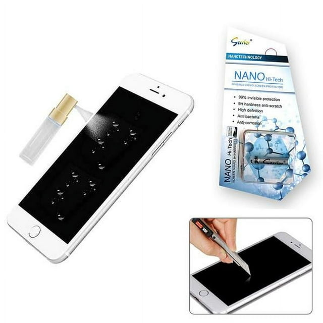 NANO Hi-Tech Liquid Glass Screen Protector Invisible - Compatible with ...