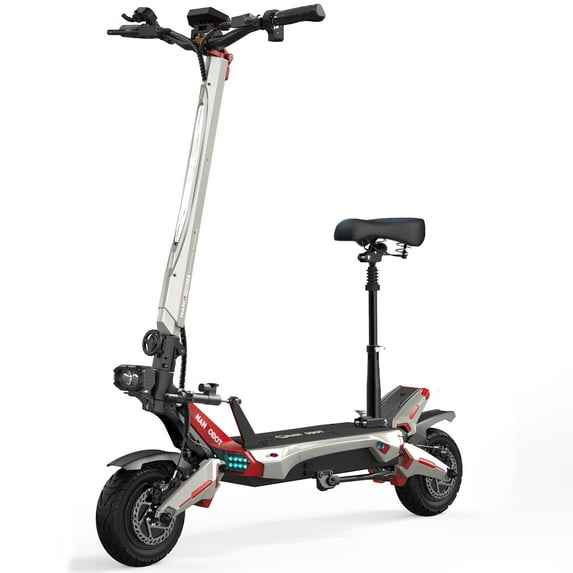 NANROBOT N6 Electric Scooter Adults with Seat 50mph Dual Motor Electric ...