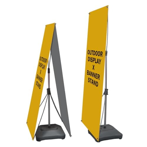 NANYANG 31 ½"x72 Premium Aluminum Tripod X-Frame Banner Display Stand ...