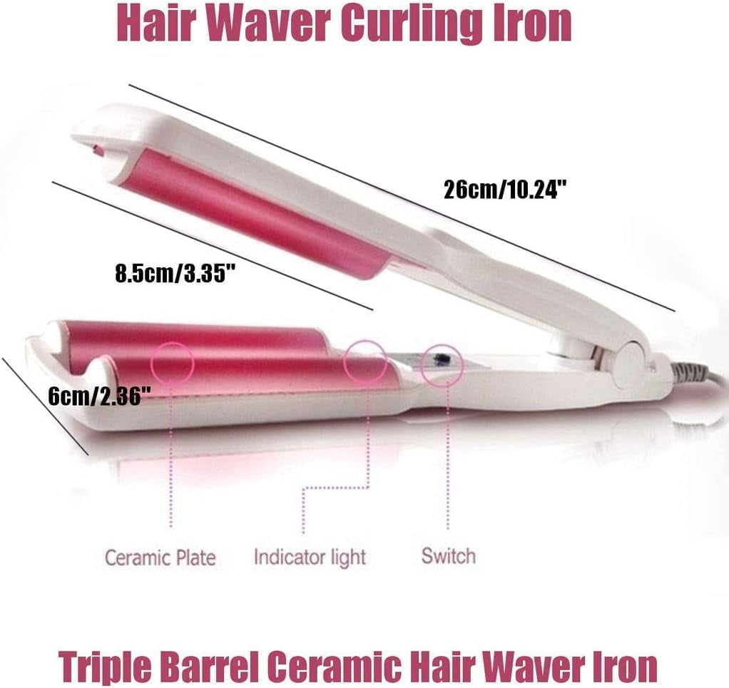 NANZU Professional Electric Hair Curling Iron PTC Heater Hair Crimper ...