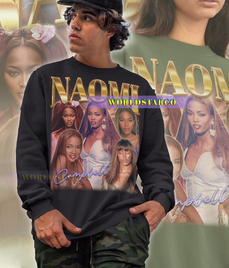 NAOMI CAMPBELL Sweatshirt, Naomi Campbell Homage Sweatshirtter, Naomi ...
