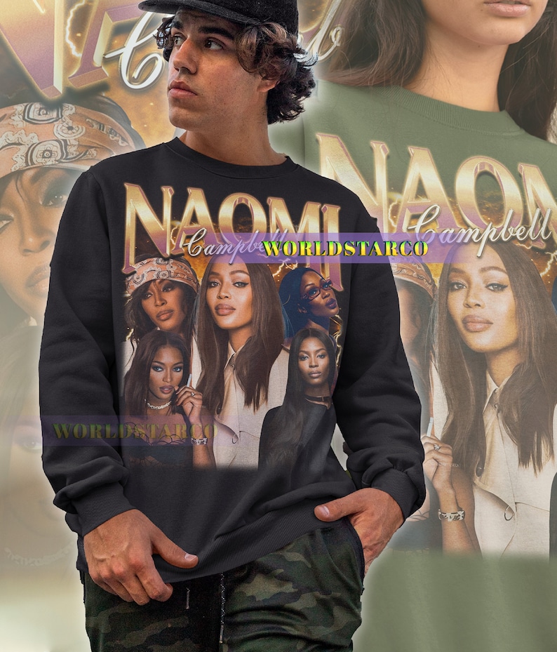 NAOMI CAMPBELL Sweatshirt, Naomi Campbell Homage Sweatshirtter, Naomi ...