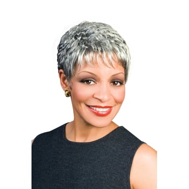 Foxy Silver (Martina) - Synthetic Lace Part Wig in F4_30 - Walmart.com
