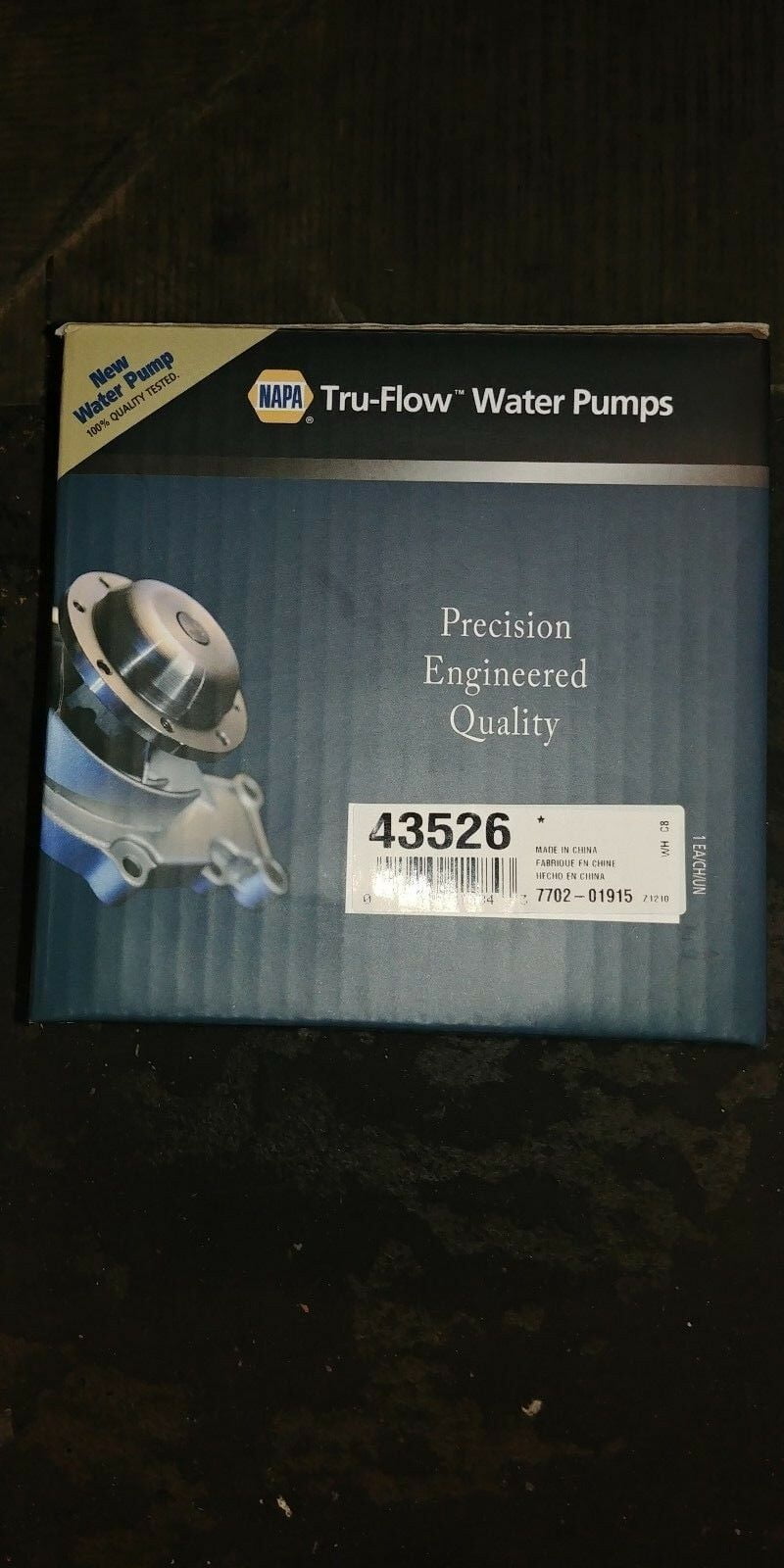 NAPA 43526 TRU-FLOW WATER PUMP - Walmart.com