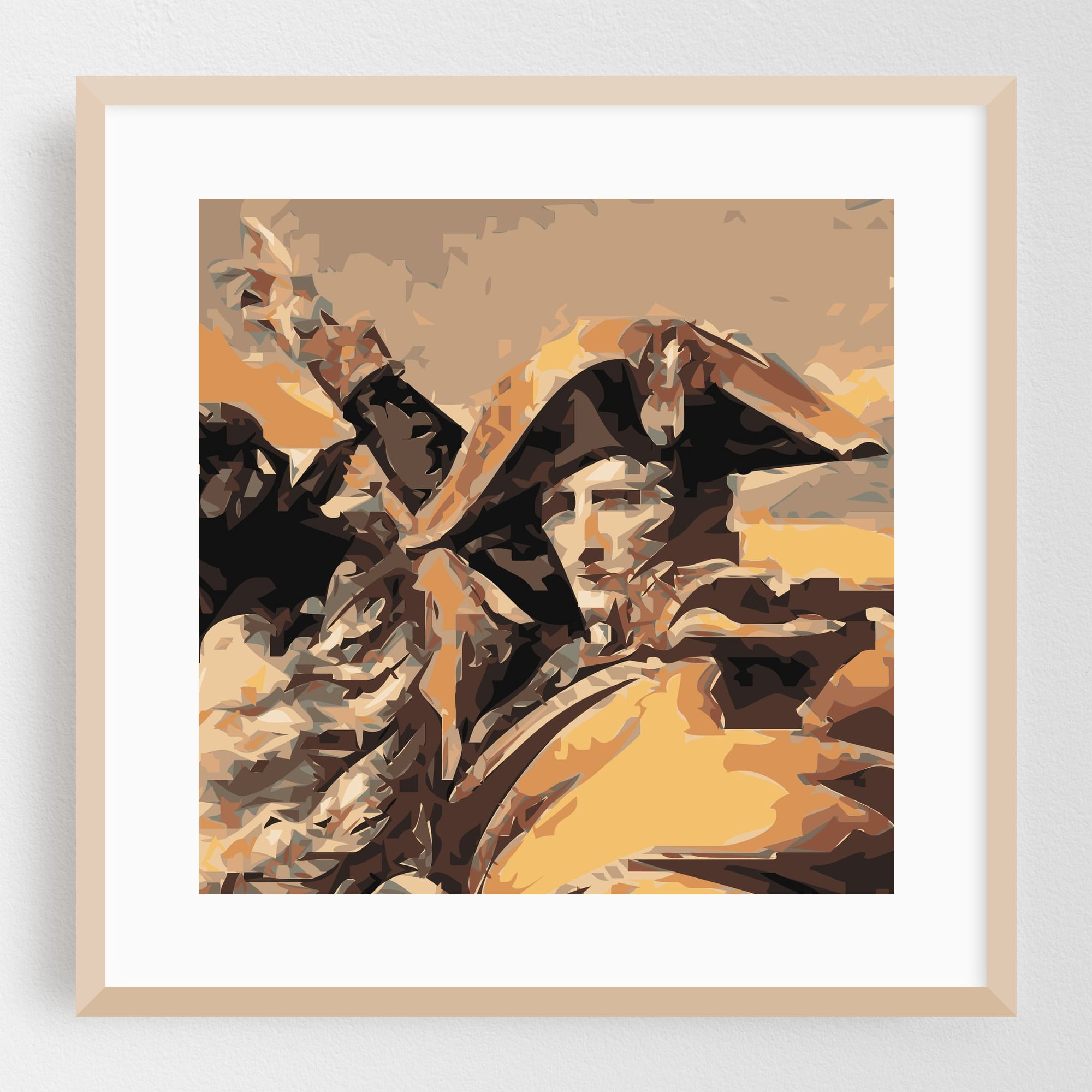 NAPOLEON BONAPARTE, illustration - Digital Art Abstract Portrait Modern ...