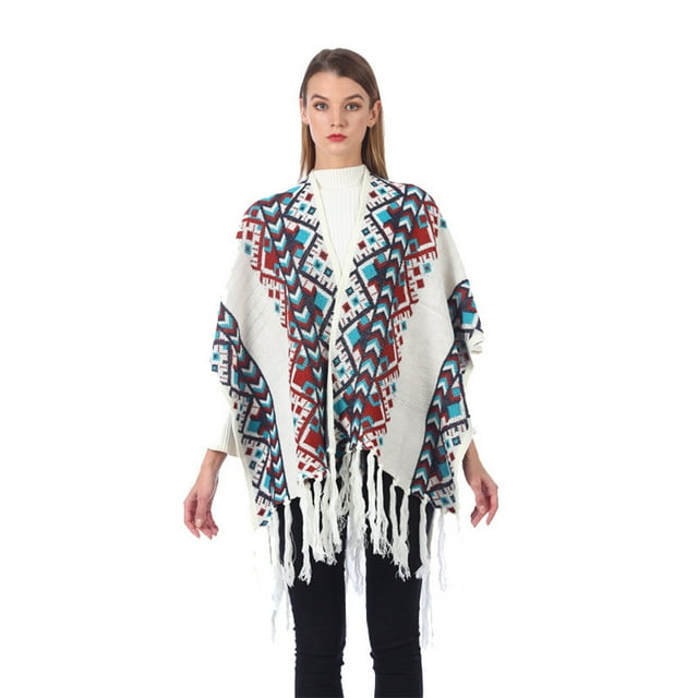 NARABB Women's Wraps Cashmere Shawl Thicken Keep Warm Cloak Scarf Gift ...