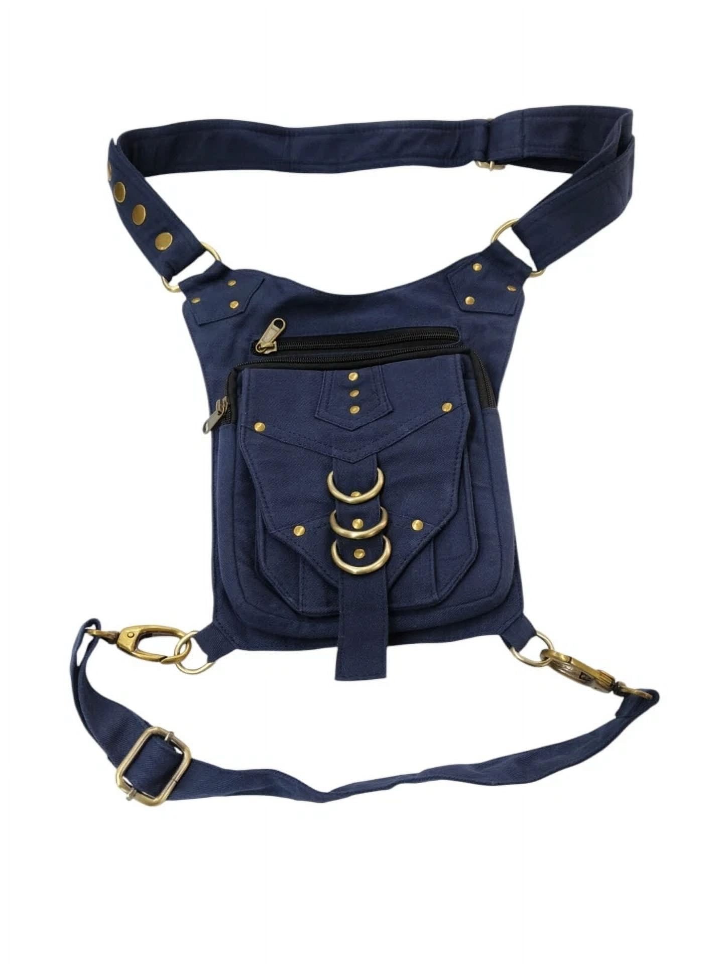 NARAYANI CRAFTS UNISEX Fanny pack utility belt Waist bag, Multi Colour ...