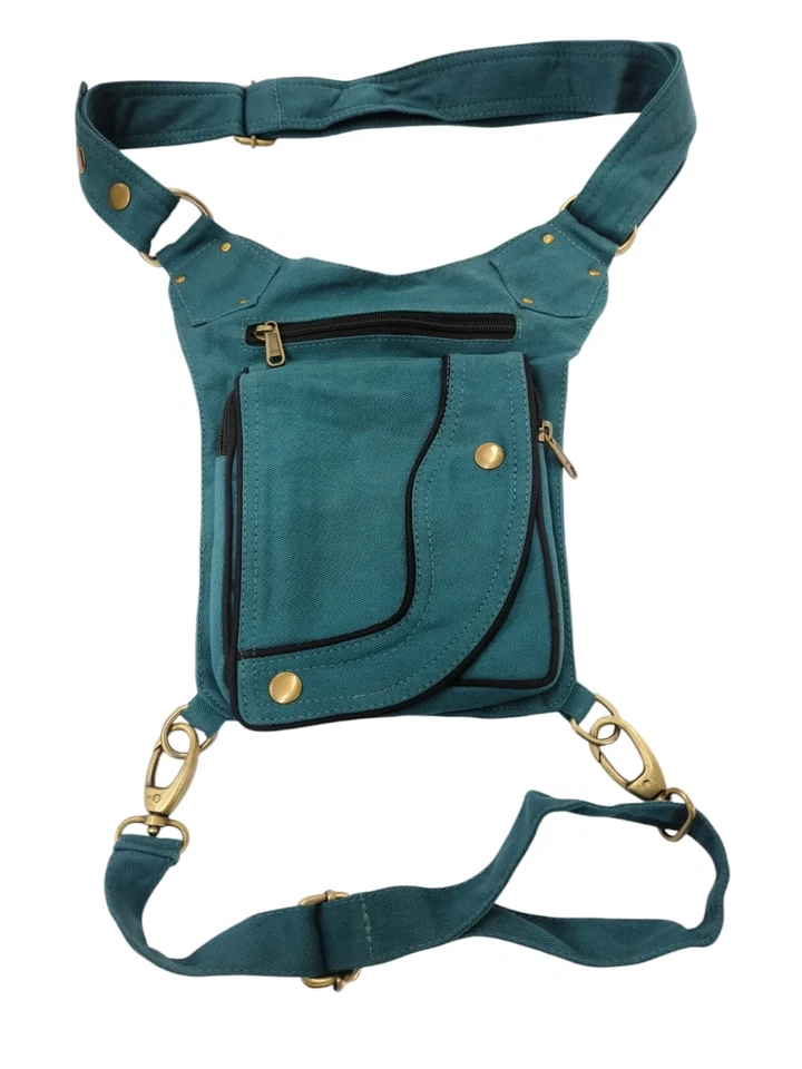 NARAYANI CRAFTS UNISEX Fanny pack utility belt Waist bag Pouch Pocket ...