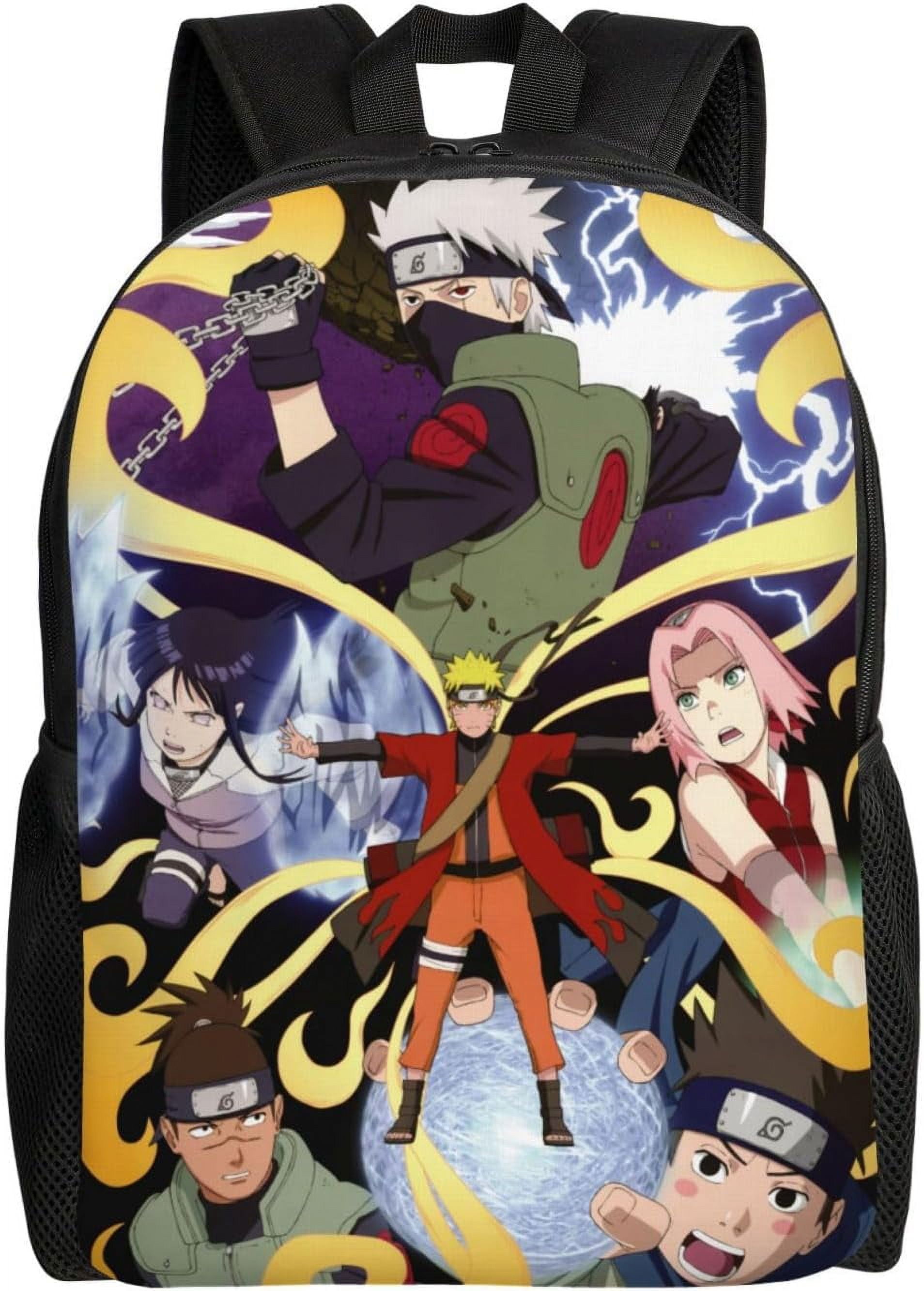 NARUTO Anime Backpack 3d Printing Cartoon Backpack Leisure Travel ...