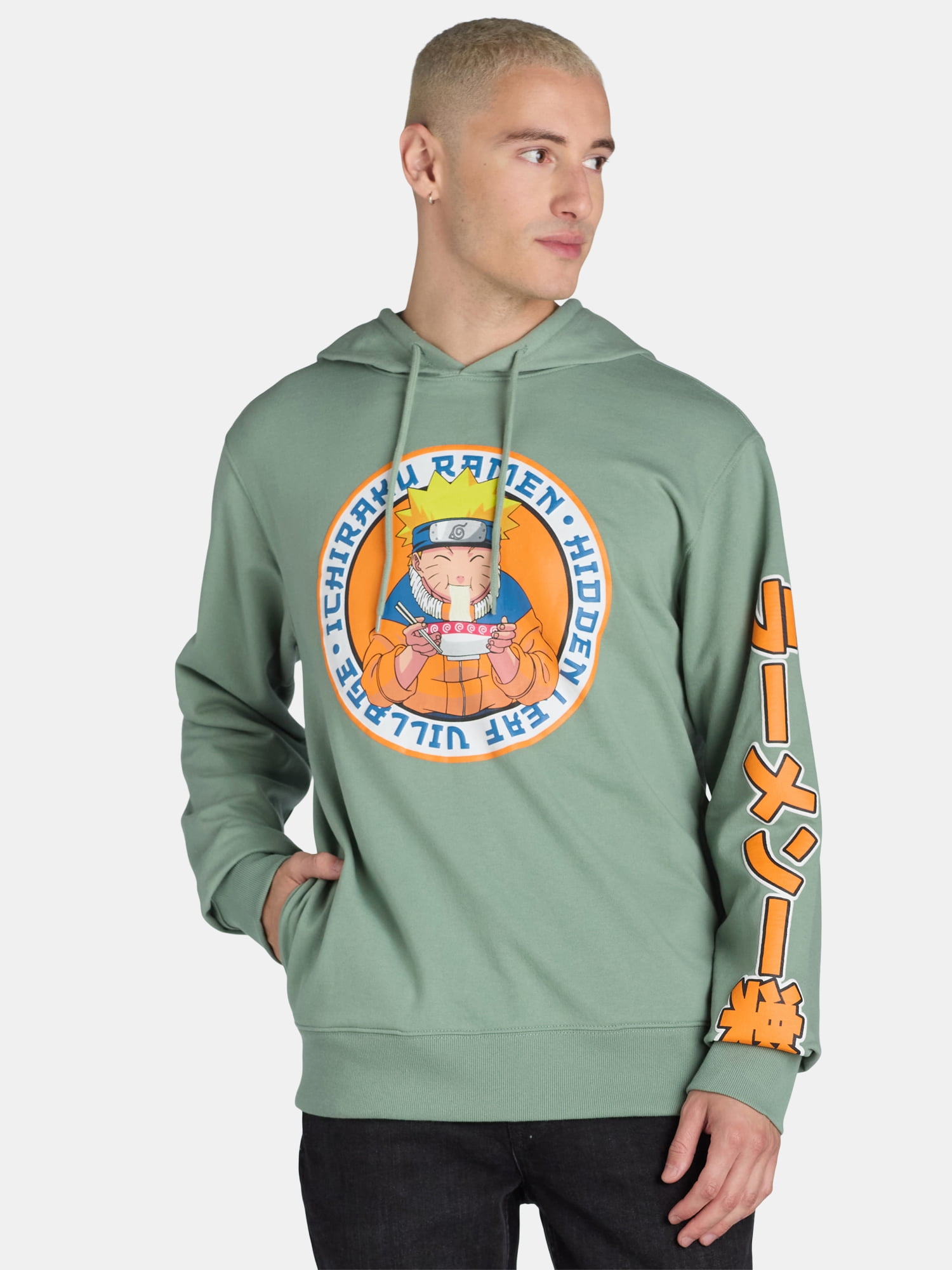 Naruto Men's & Big Men's Graphic Hoodie Sweatshirt, Sizes XS-3XL ...