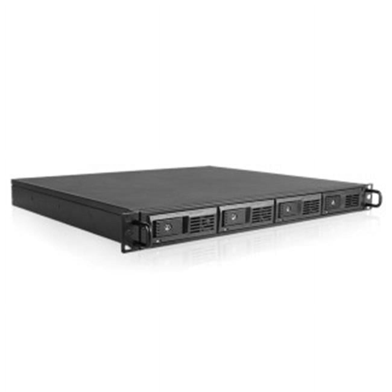 NAS 1U 4-Bay Trayless Rackmount Storage Chassis, Black - Walmart.com