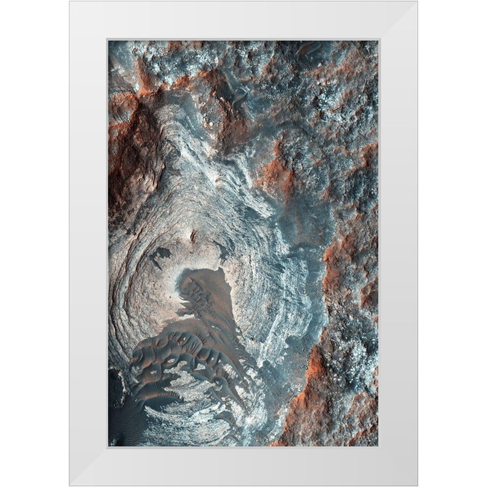 NASA 11x14 White Modern Wood Framed Museum Art Print Titled - Mars ...