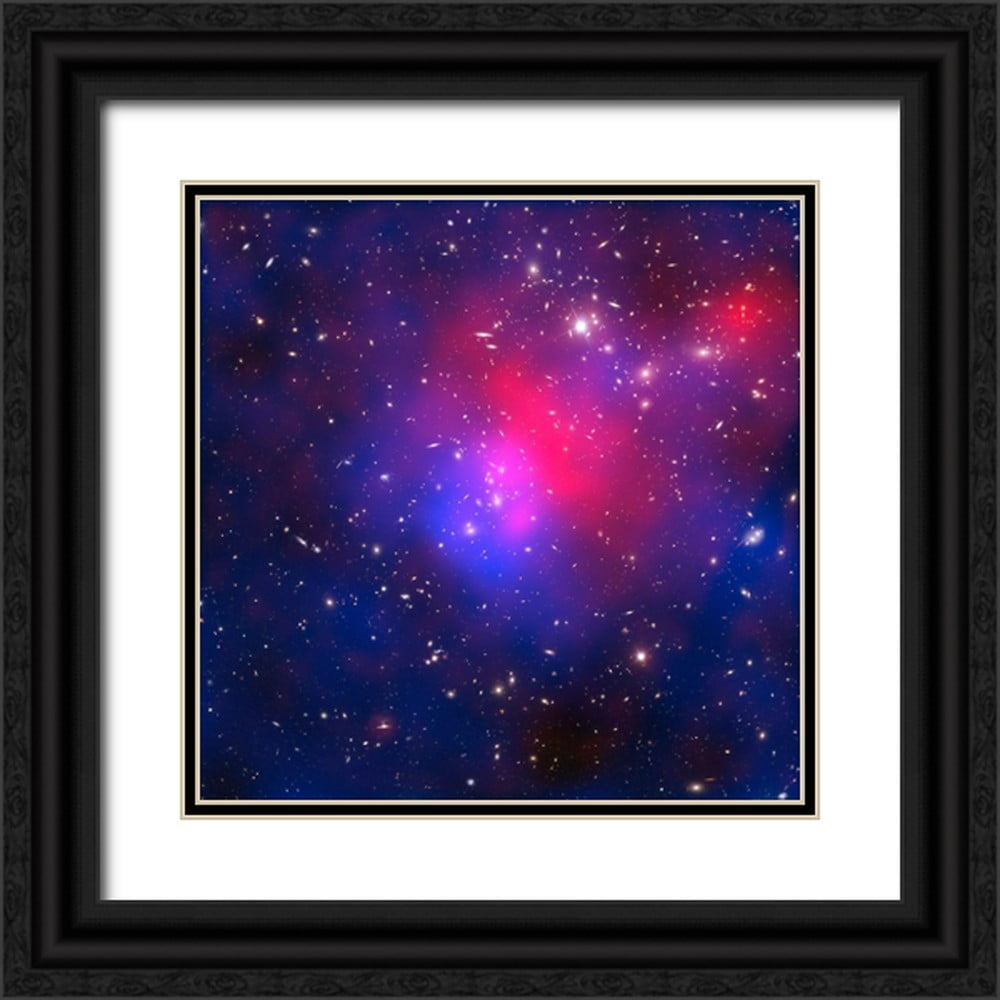 NASA 12x12 Black Ornate Wood Framed with Double Matting Museum Art ...