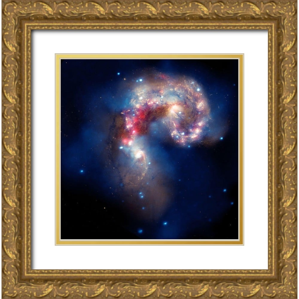 NASA 12x12 Gold Ornate Wood Framed with Double Matting Museum Art Print ...