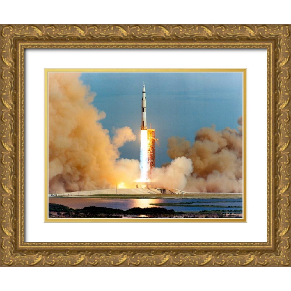 NASA 14x12 Gold Ornate Wood Framed with Double Matting Museum Art Print ...