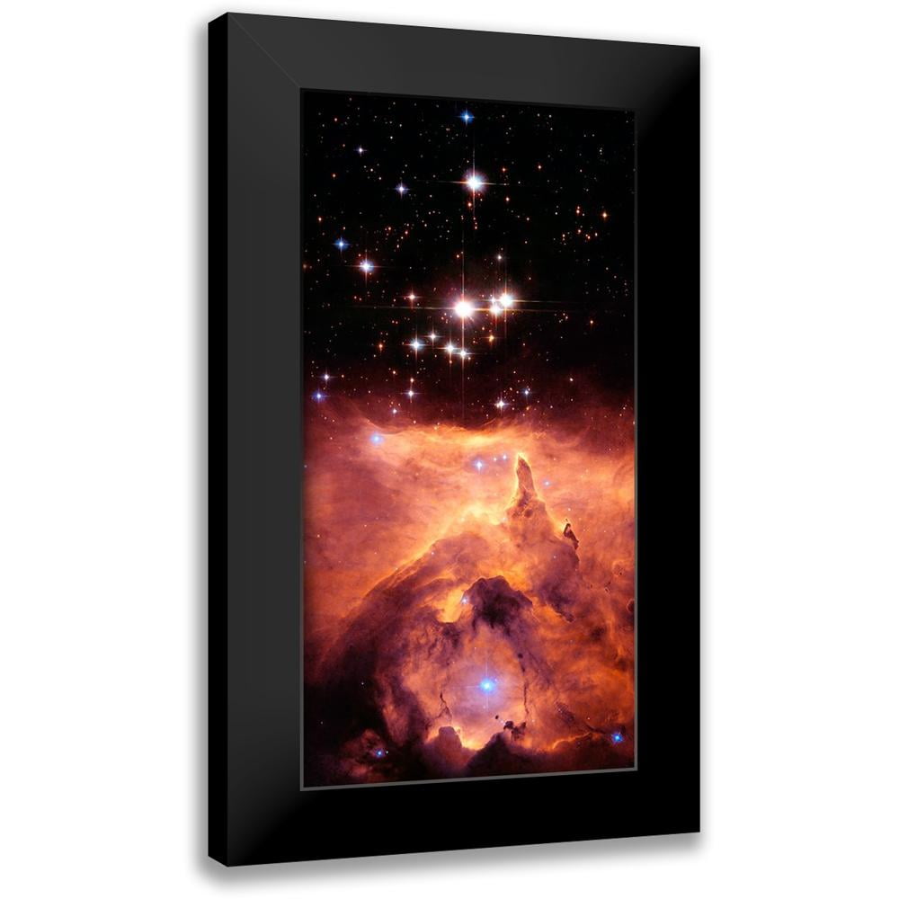 NASA 14x24 Black Modern Framed Museum Art Print Titled - Pismis 24 and ...