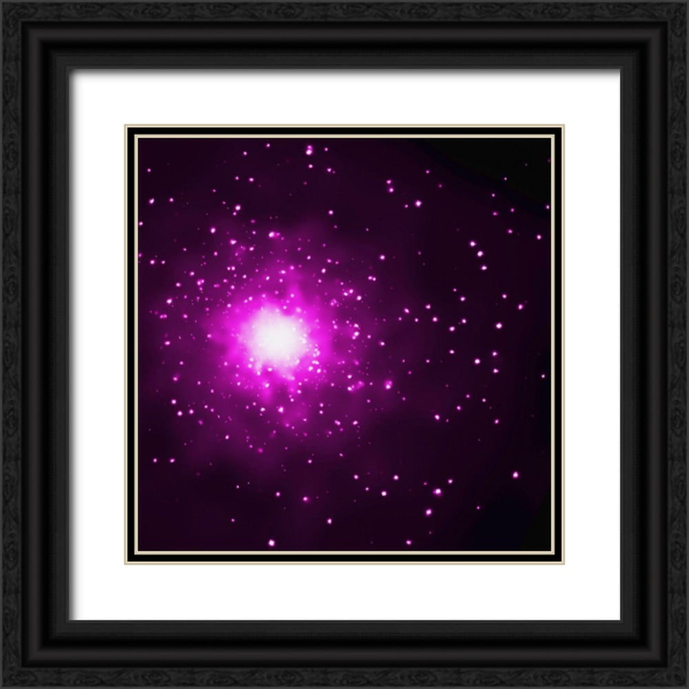 NASA 15x15 Black Ornate Wood Framed with Double Matting Museum Art ...