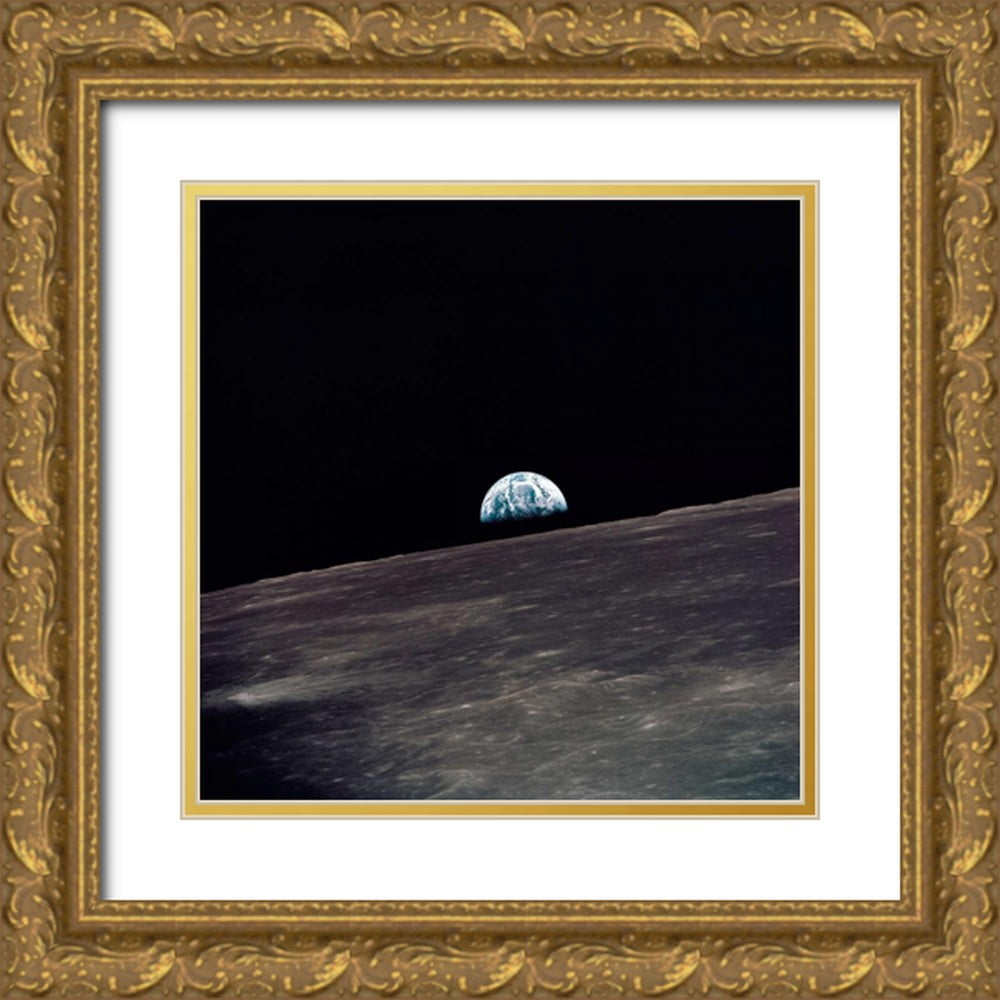 NASA 15x15 Gold Ornate Wood Framed with Double Matting Museum Art Print ...