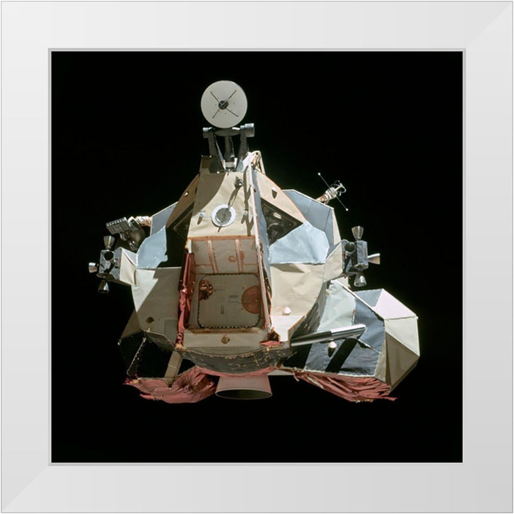 NASA 15x15 White Modern Wood Framed Museum Art Print Titled ...