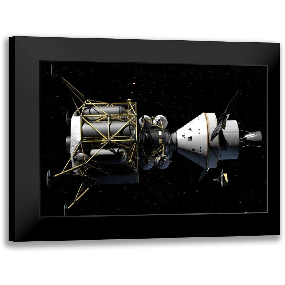 NASA 18x13 Black Modern Framed Museum Art Print Titled - Altair and ...