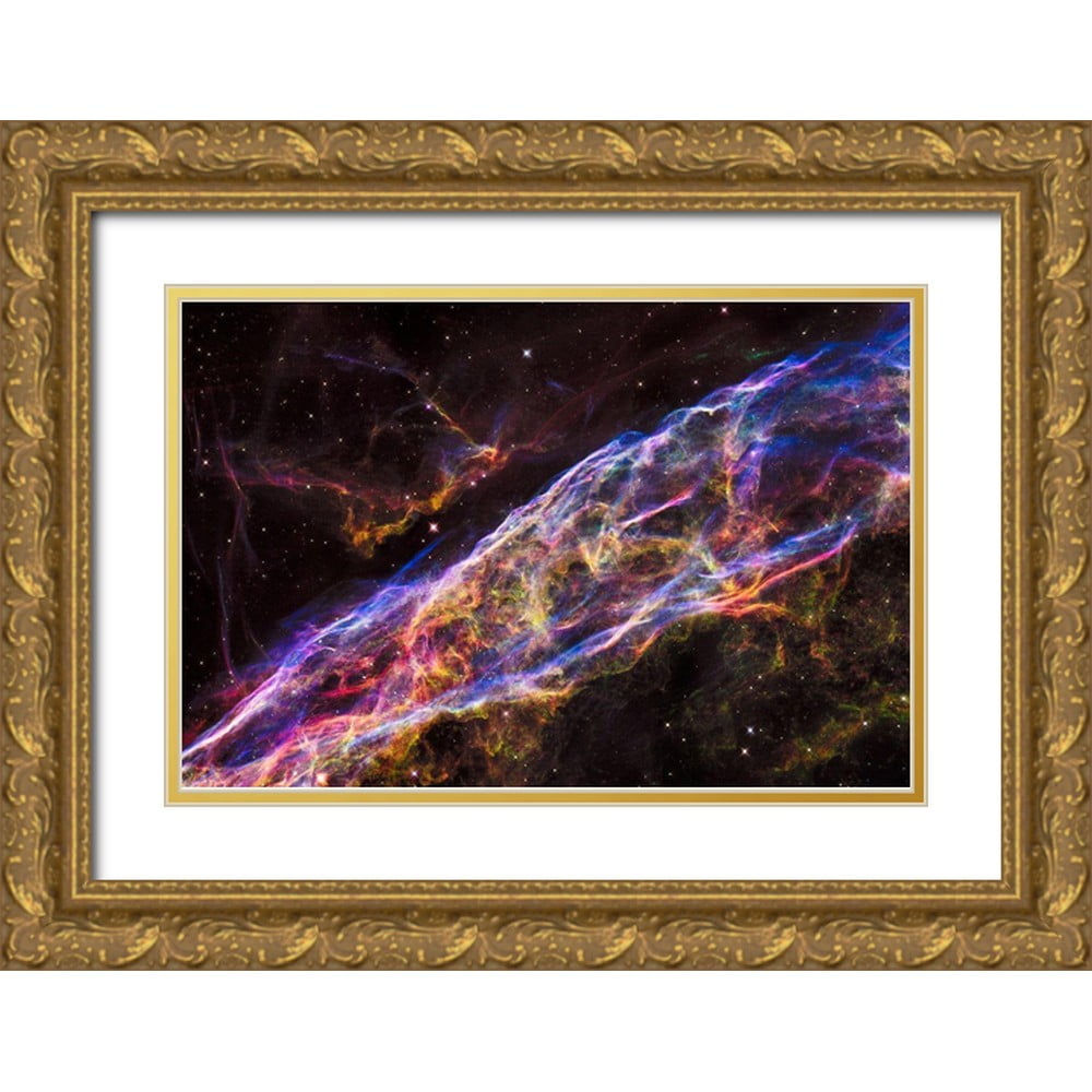 NASA 18x13 Gold Ornate Wood Framed with Double Matting Museum Art Print ...