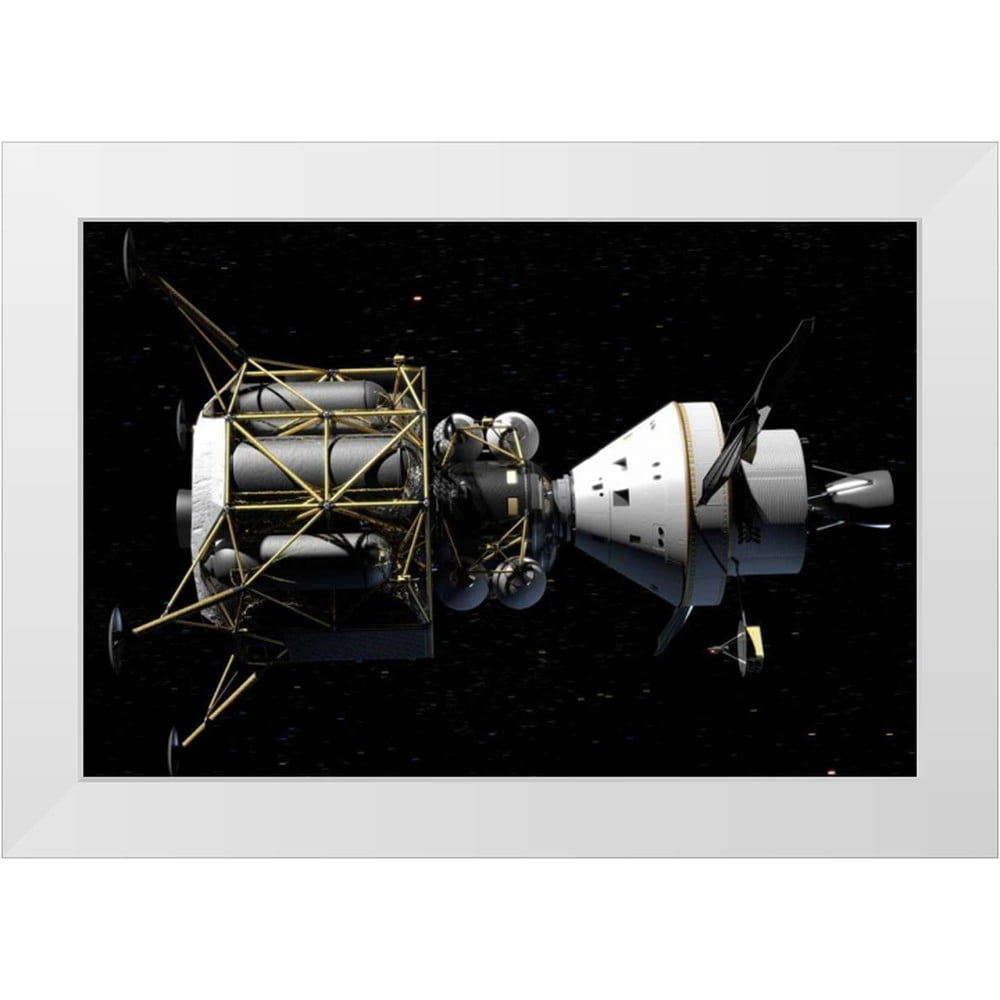 NASA 18x13 White Modern Wood Framed Museum Art Print Titled - Altair ...
