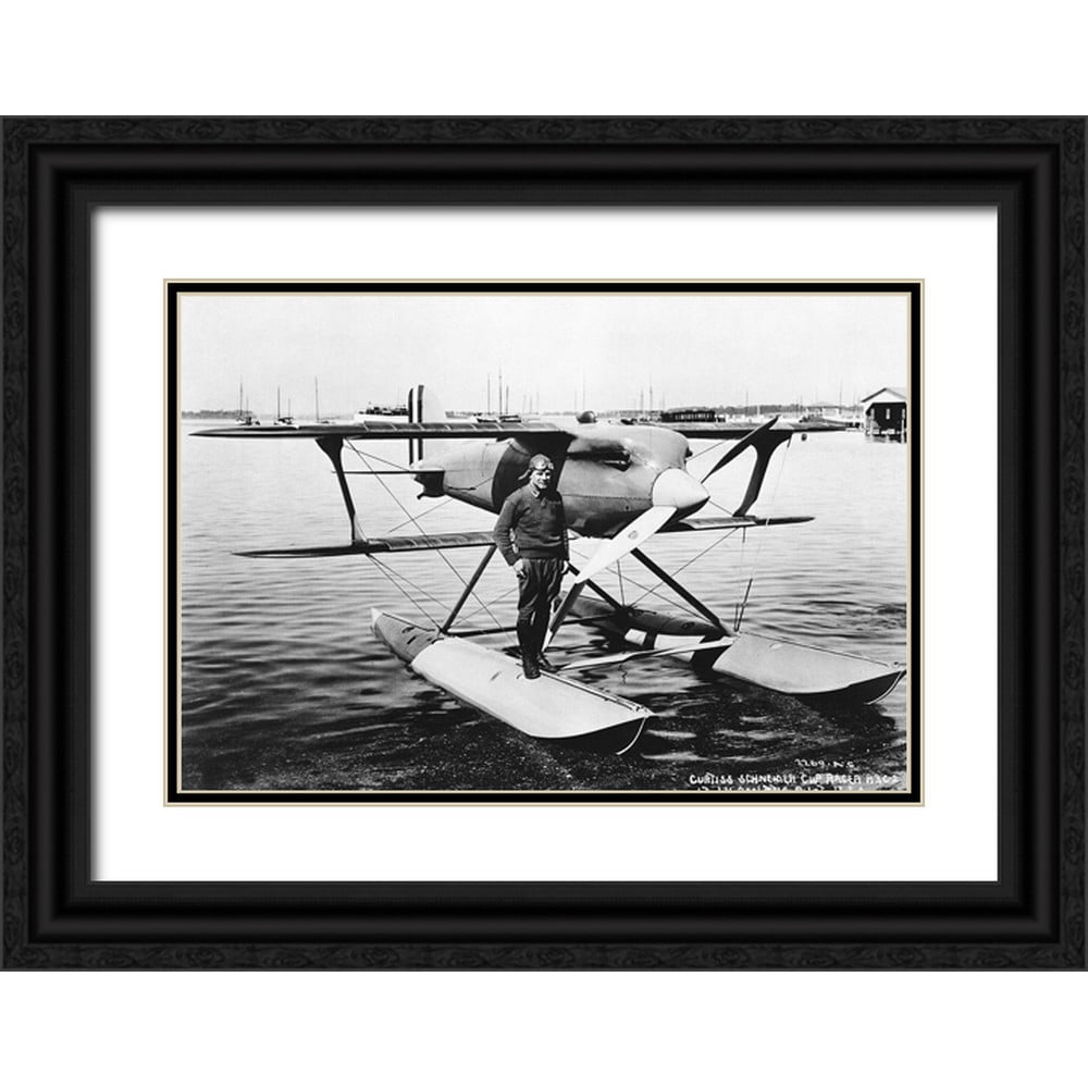 NASA 18x14 Black Ornate Wood Framed with Double Matting Museum Art ...