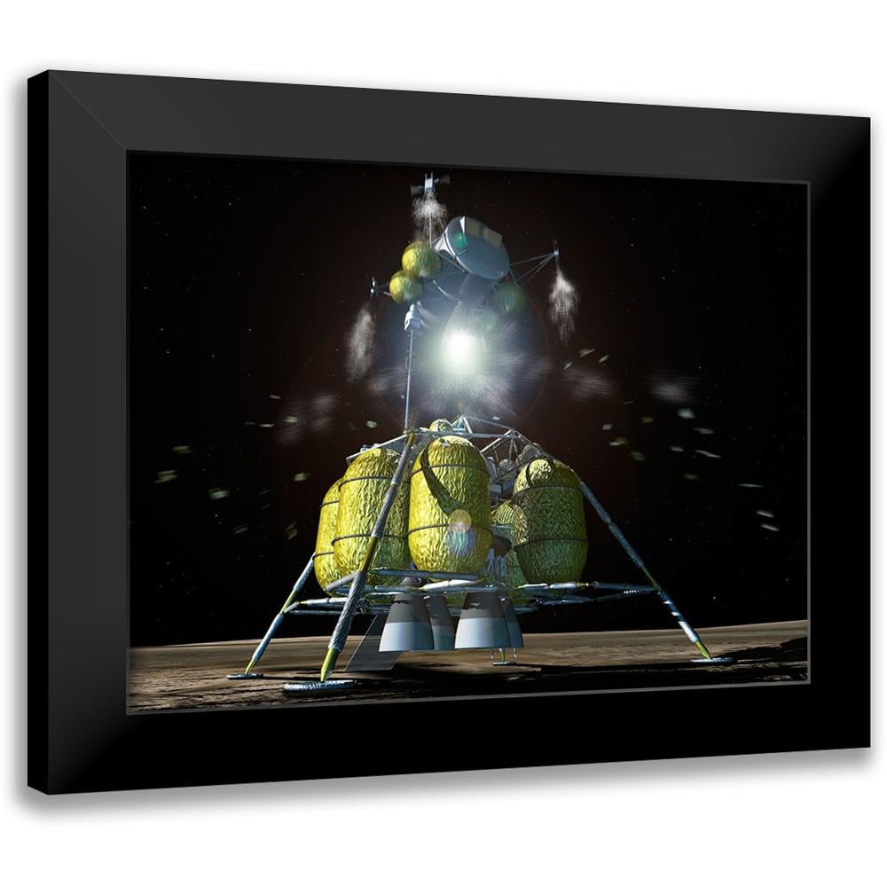 NASA 18x15 Black Modern Framed Museum Art Print Titled - Launch of ...