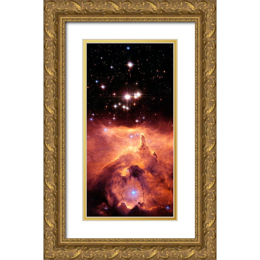 NASA 18x32 Gold Ornate Wood Framed with Double Matting Museum Art Print ...