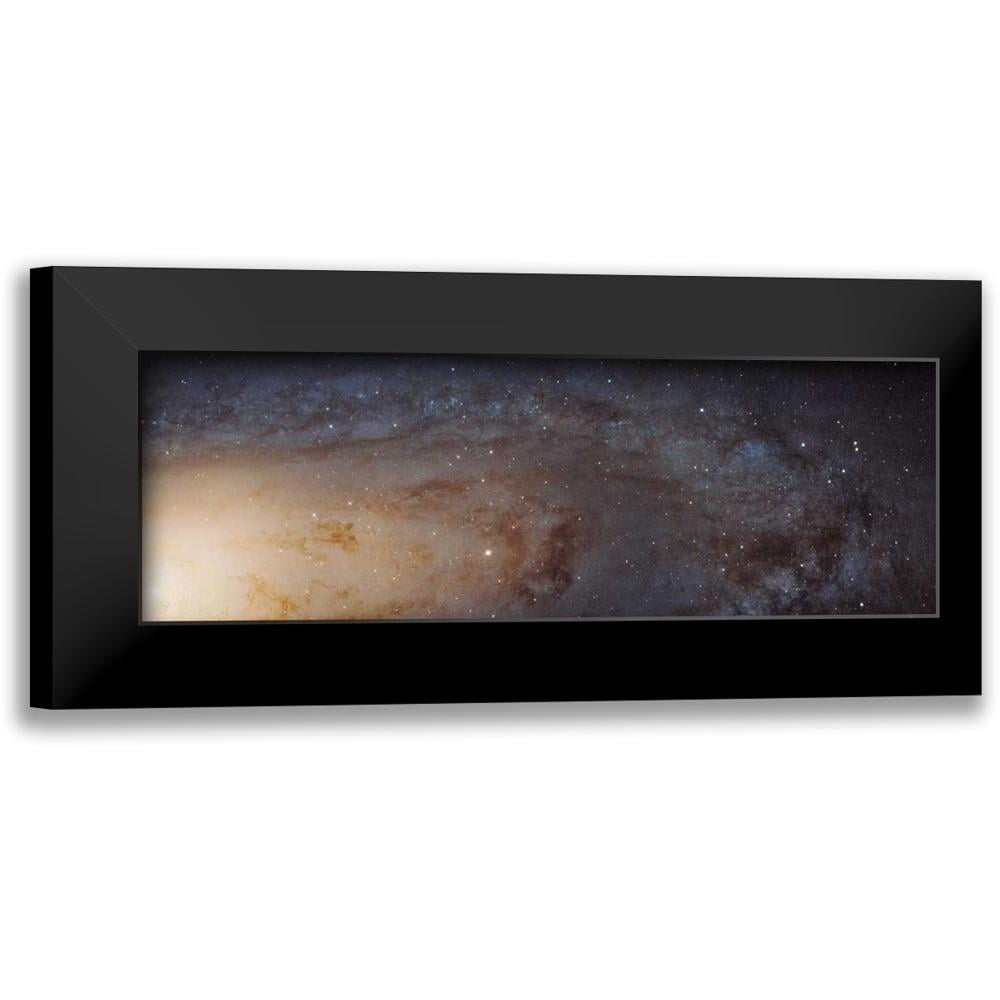 NASA 18x9 Black Modern Framed Museum Art Print Titled - Hubble M31 PHAT ...