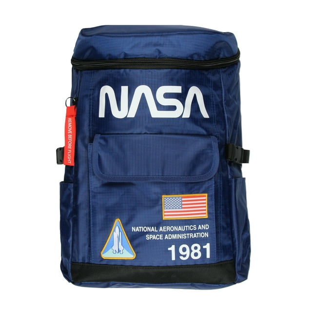 Free Shipping! NASA 1981 Flight Suit Zipper-Top Backpack Travel Laptop ...