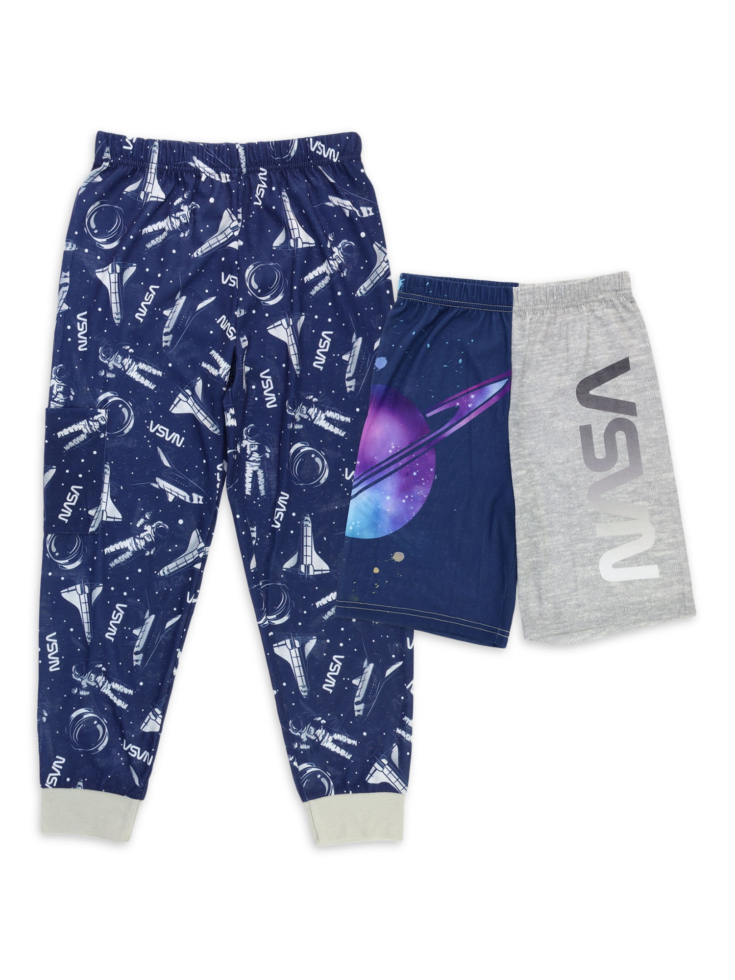 NASA 2 Pc Poly Pajama Short and Pant Set, Sizes 4-12 - Walmart.com