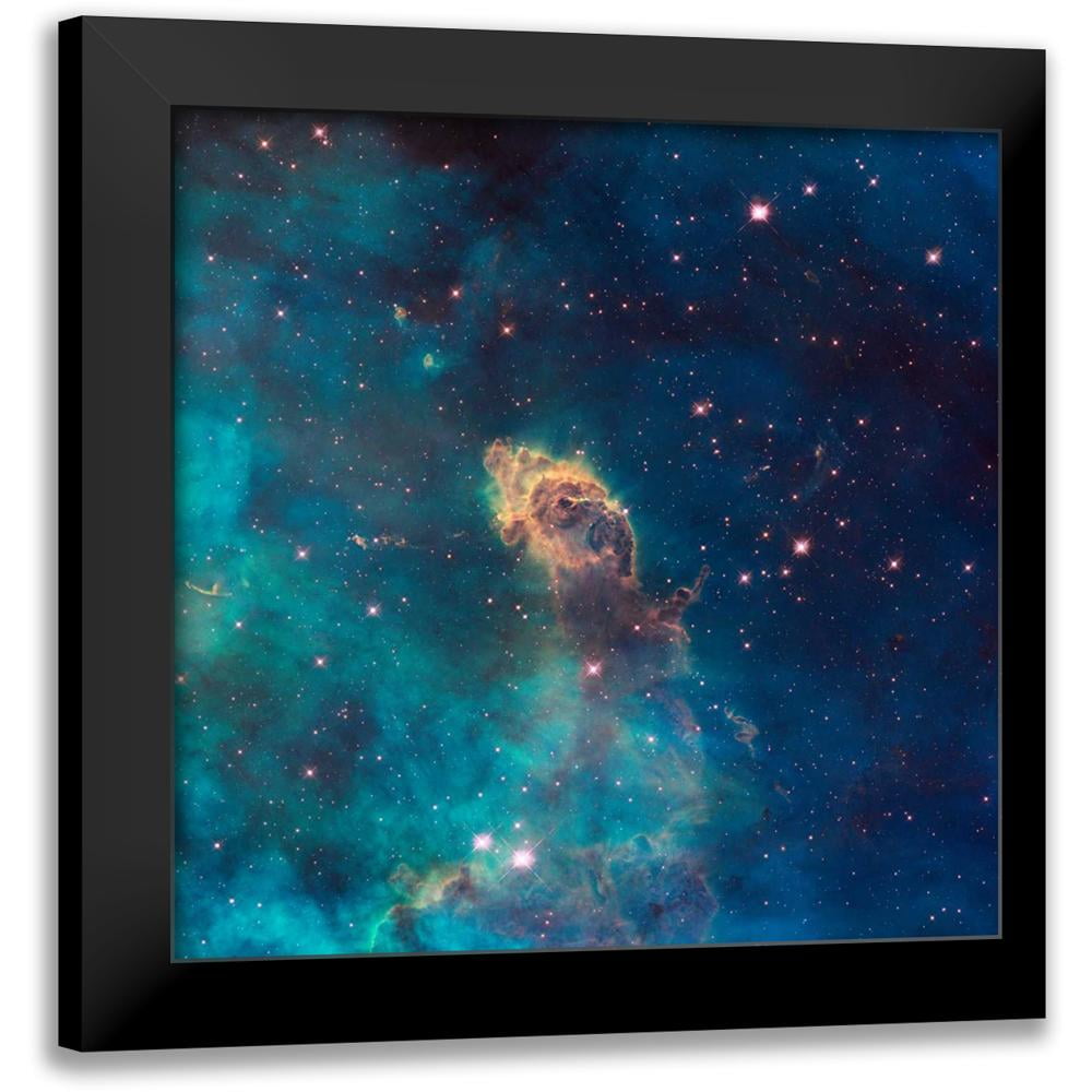 NASA 20x20 Black Modern Framed Museum Art Print Titled - Jet in Carina ...