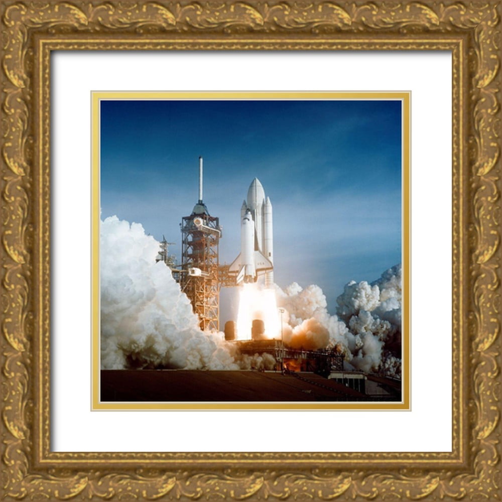 NASA 20x20 Gold Ornate Wood Framed with Double Matting Museum Art Print ...