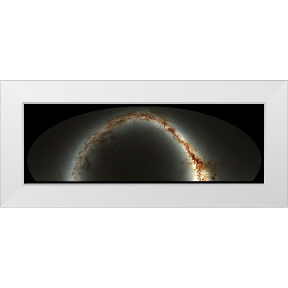 NASA 24x11 White Modern Wood Framed Museum Art Print Titled - Pan ...