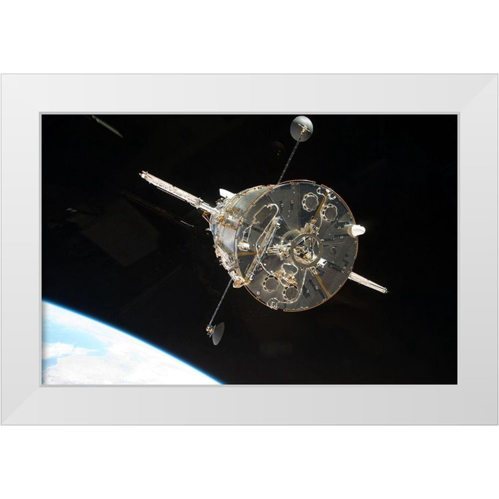 NASA 24x17 White Modern Wood Framed Museum Art Print Titled - Hubble ...