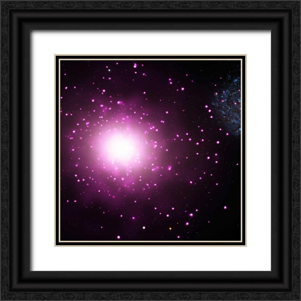 NASA 26x26 Black Ornate Wood Framed with Double Matting Museum Art ...