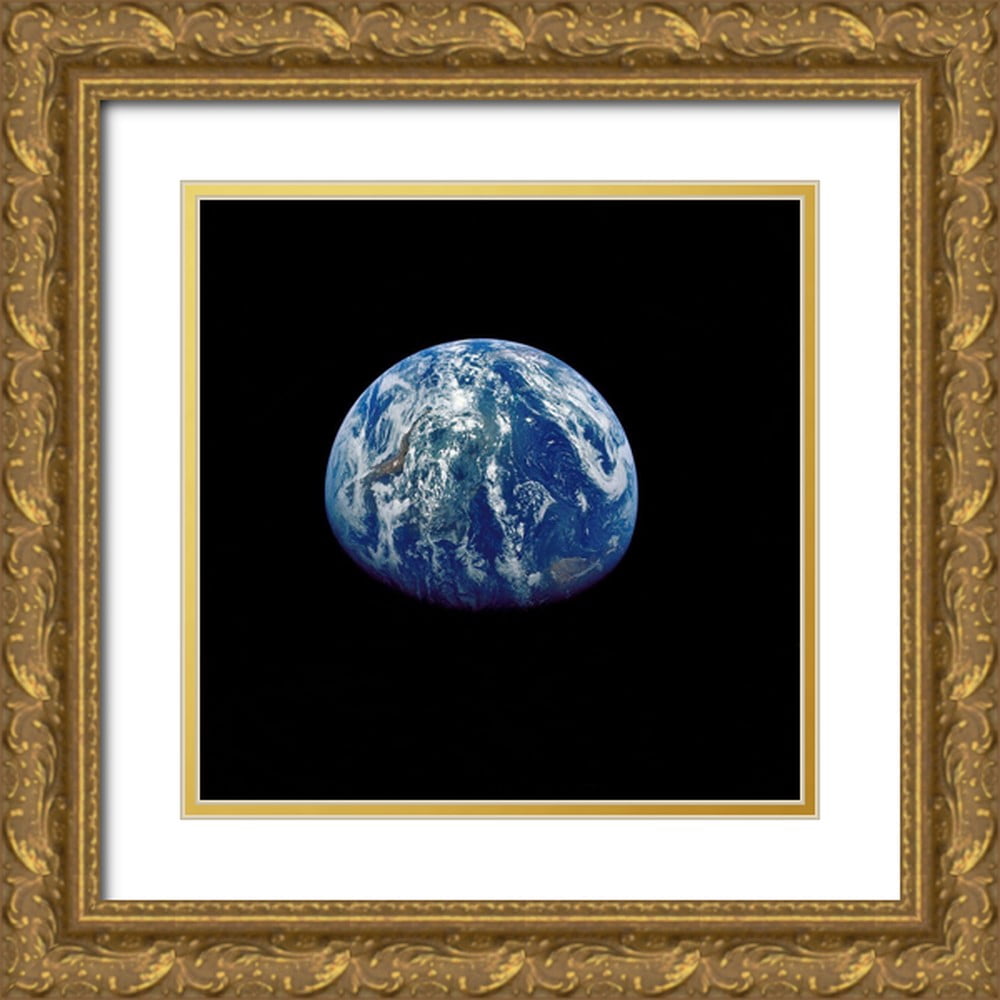 NASA 26x26 Gold Ornate Wood Framed with Double Matting Museum Art Print ...