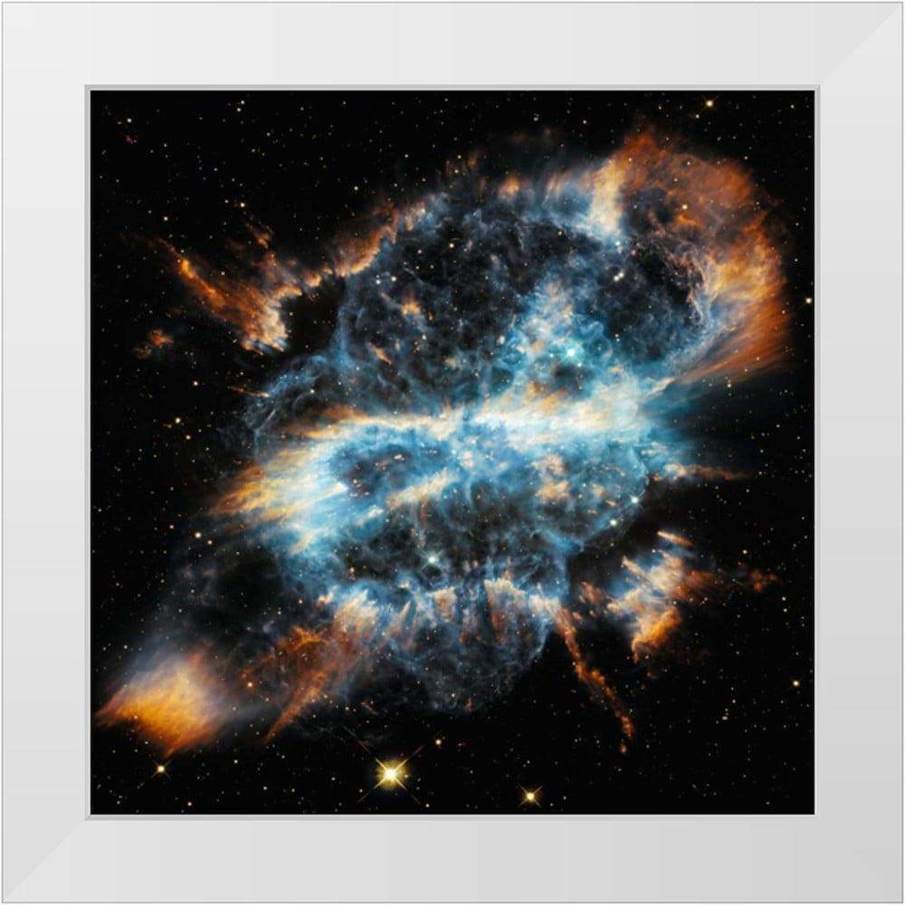 NASA 26x26 White Modern Wood Framed Museum Art Print Titled - NGC 5189 ...