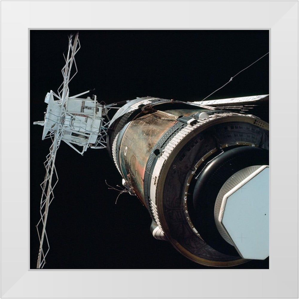 NASA 26x26 White Modern Wood Framed Museum Art Print Titled - Skylab 1 ...