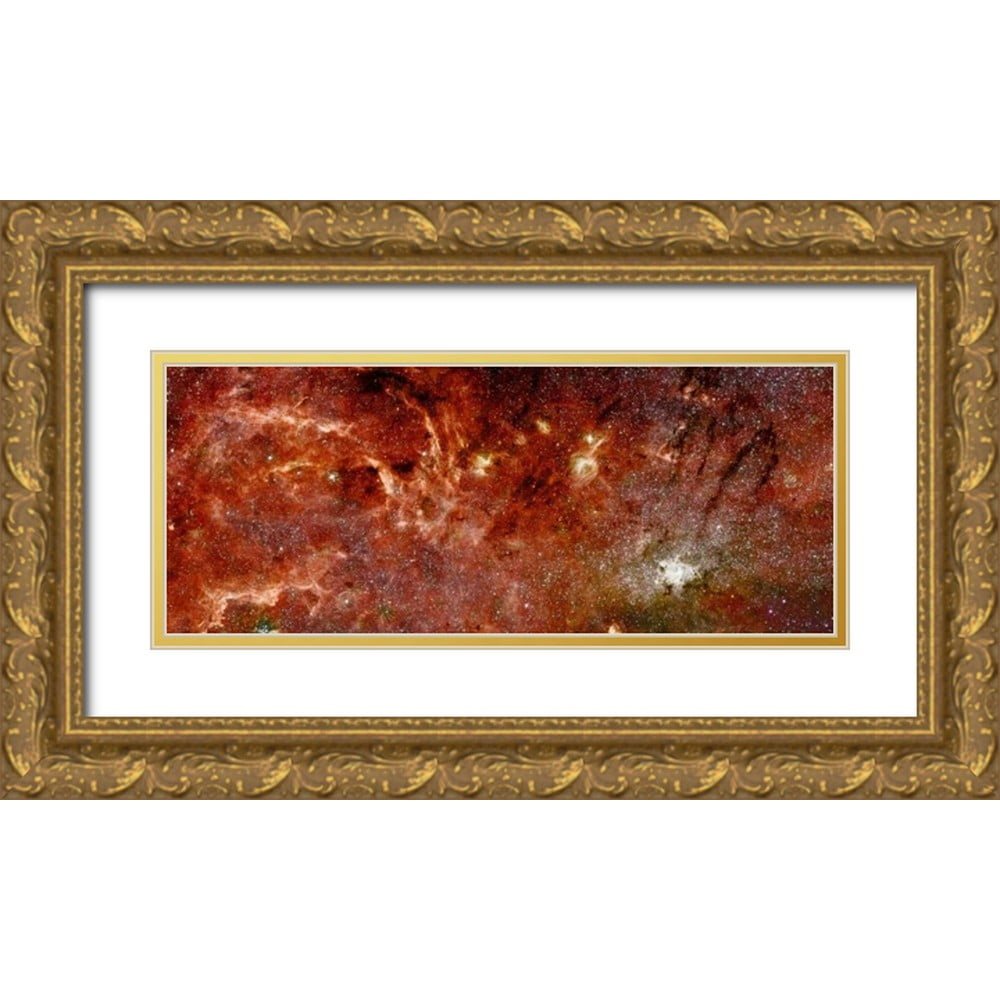 NASA 32x15 Gold Ornate Wood Framed with Double Matting Museum Art Print ...
