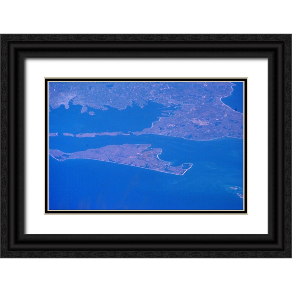 NASA 32x22 Black Ornate Wood Framed with Double Matting Museum Art ...