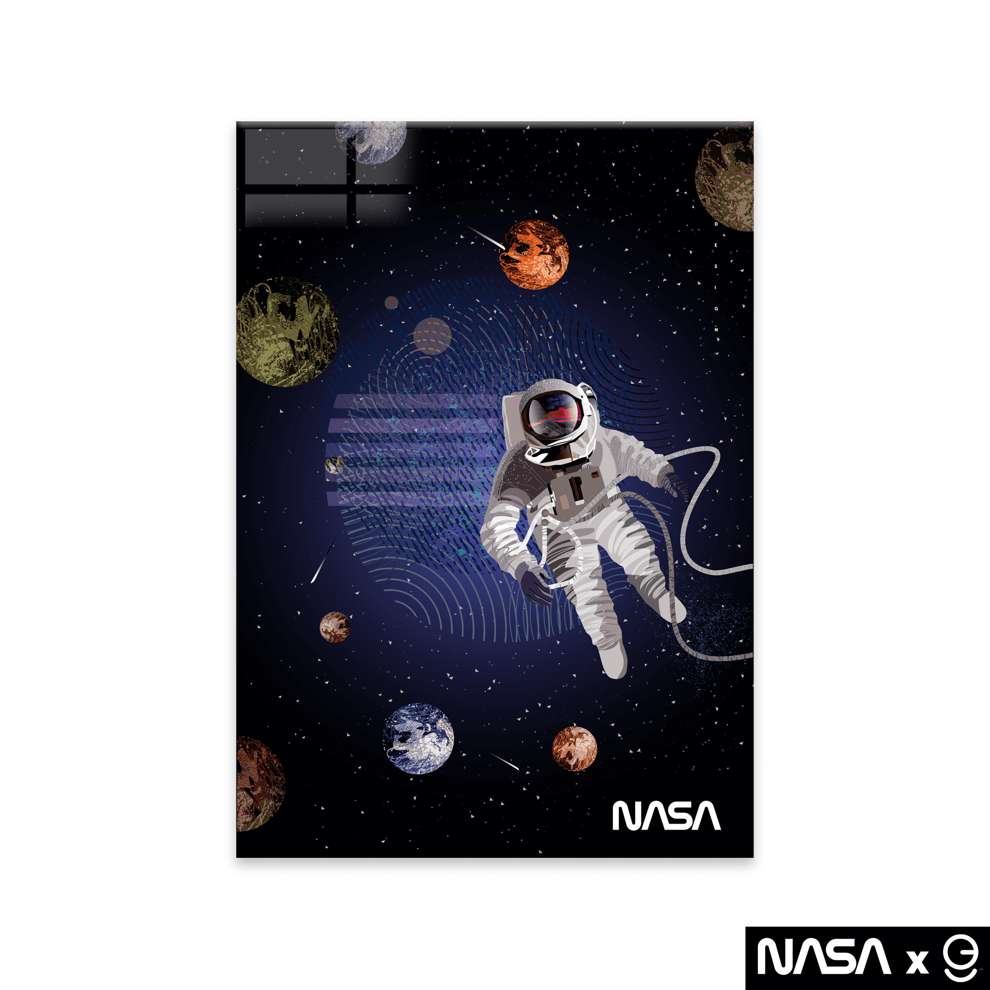 NASA Acrylic Frame Modern Wall Art - Multiple Size Options (EGDNASA002 ...