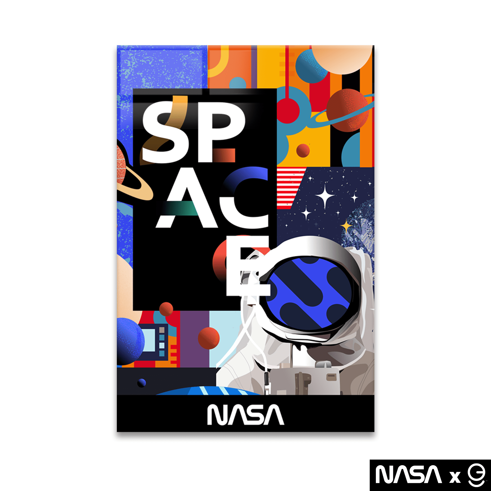 NASA Acrylic Frame Modern Wall Art - Multiple Size Options (EGDNASA003 ...