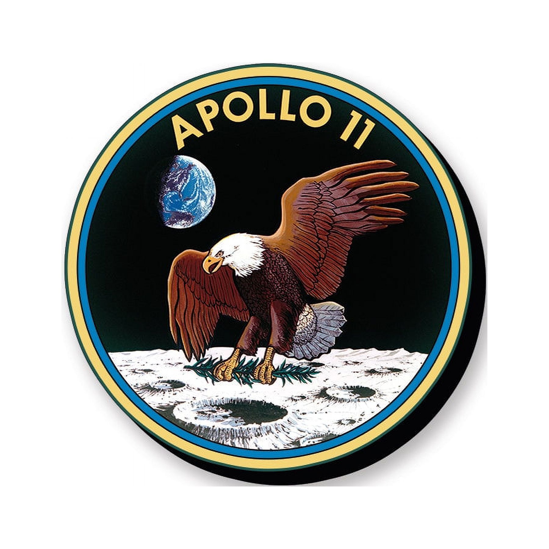 NASA Apollo 11 Patch Funky Chunky Magnet - Walmart.com
