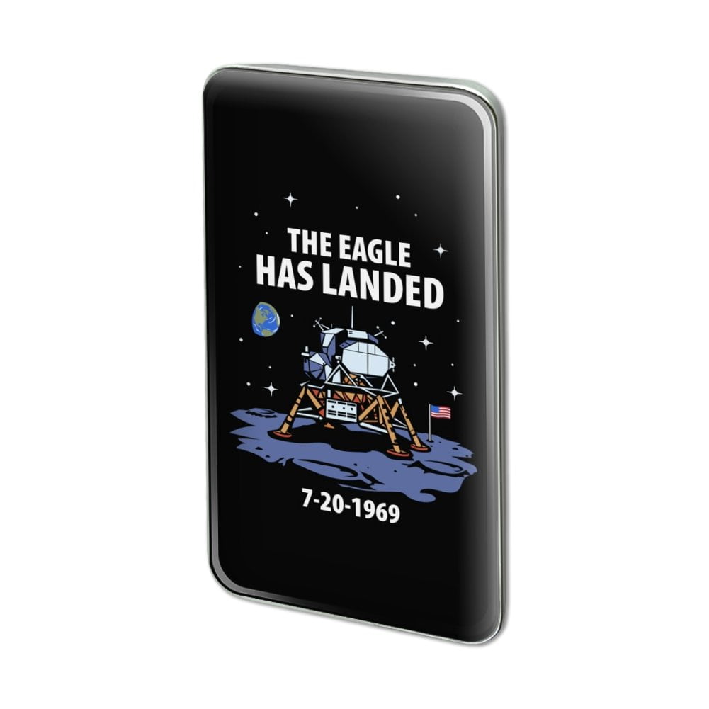 NASA Apollo 11 The Eagle Has Landed Moon Landing Metal Rectangle Lapel ...