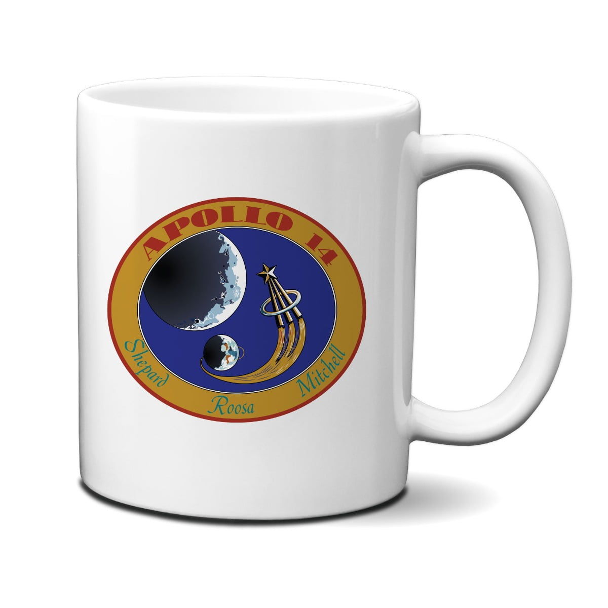 NASA Apollo 14 Mission Logo 11oz Mug - Walmart.com